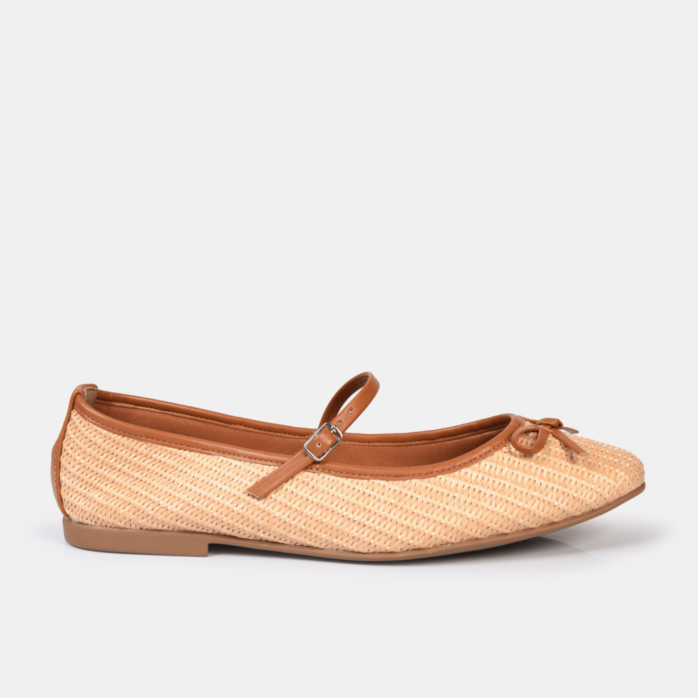 BALLERINAS RAFIA DAMA - CAMEL - Tienda Online Bata Bolivia | Zapatos ...